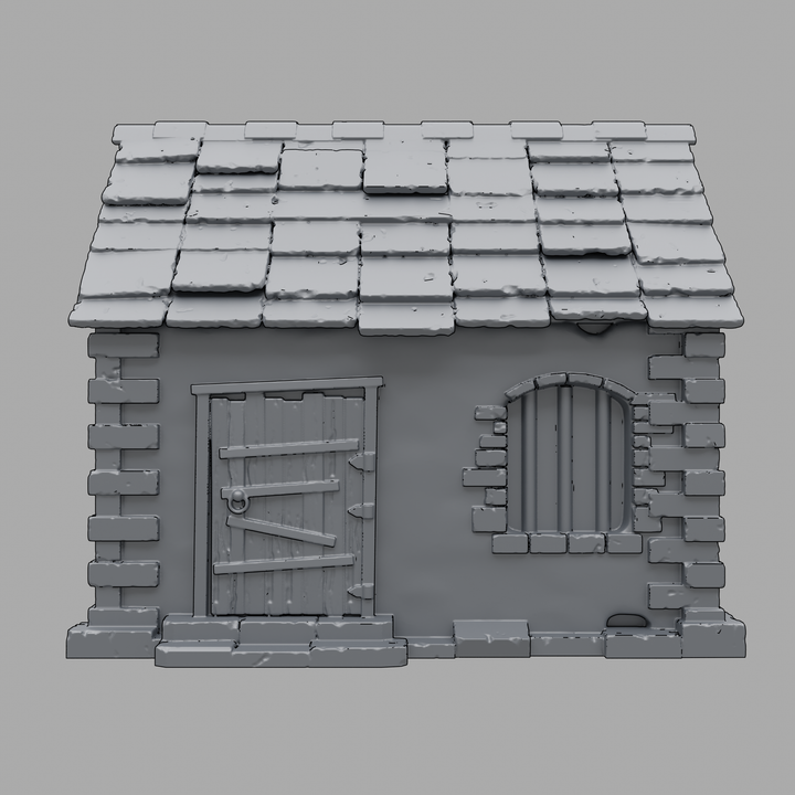 3D Printable OSTERHEIM - 1st Slum Shacks by Catatonic Mushroom Miniatures