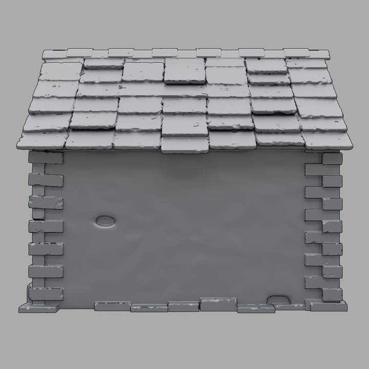 3D Printable OSTERHEIM - 1st Slum Shacks by Catatonic Mushroom Miniatures