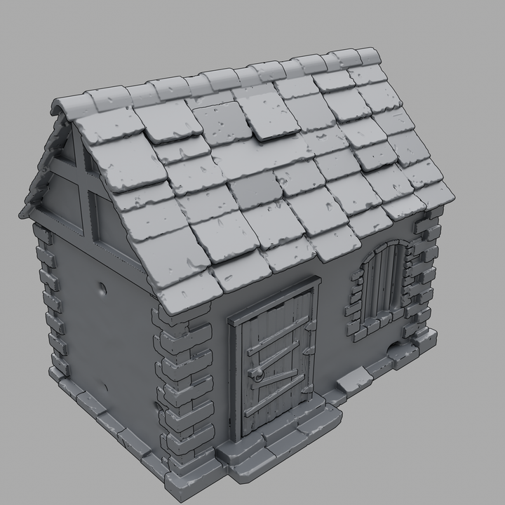 3D Printable OSTERHEIM - 1st Slum Shacks by Catatonic Mushroom Miniatures