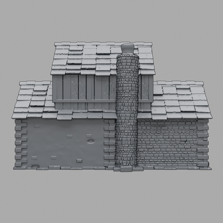 3D Printable OSTERHEIM - 1st Slum Shacks by Catatonic Mushroom Miniatures