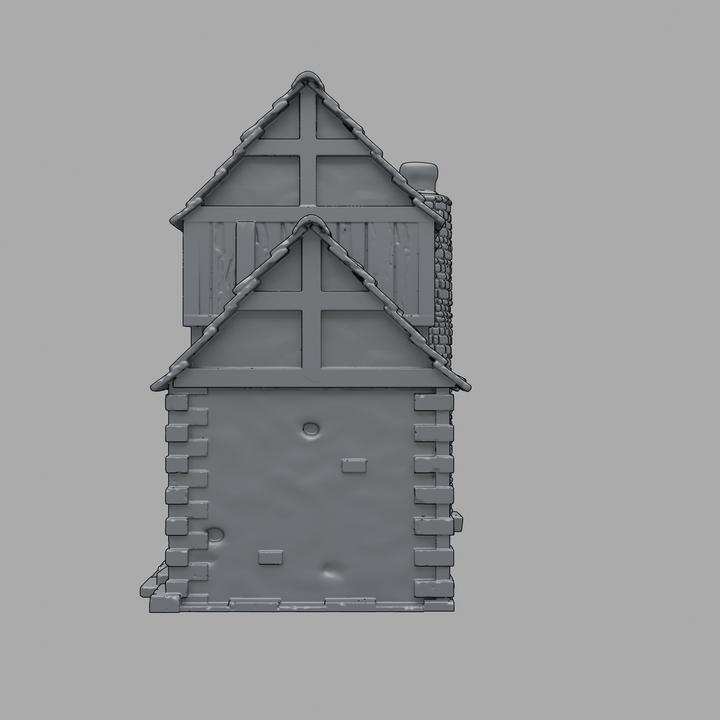 3D Printable OSTERHEIM - 1st Slum Shacks by Catatonic Mushroom Miniatures