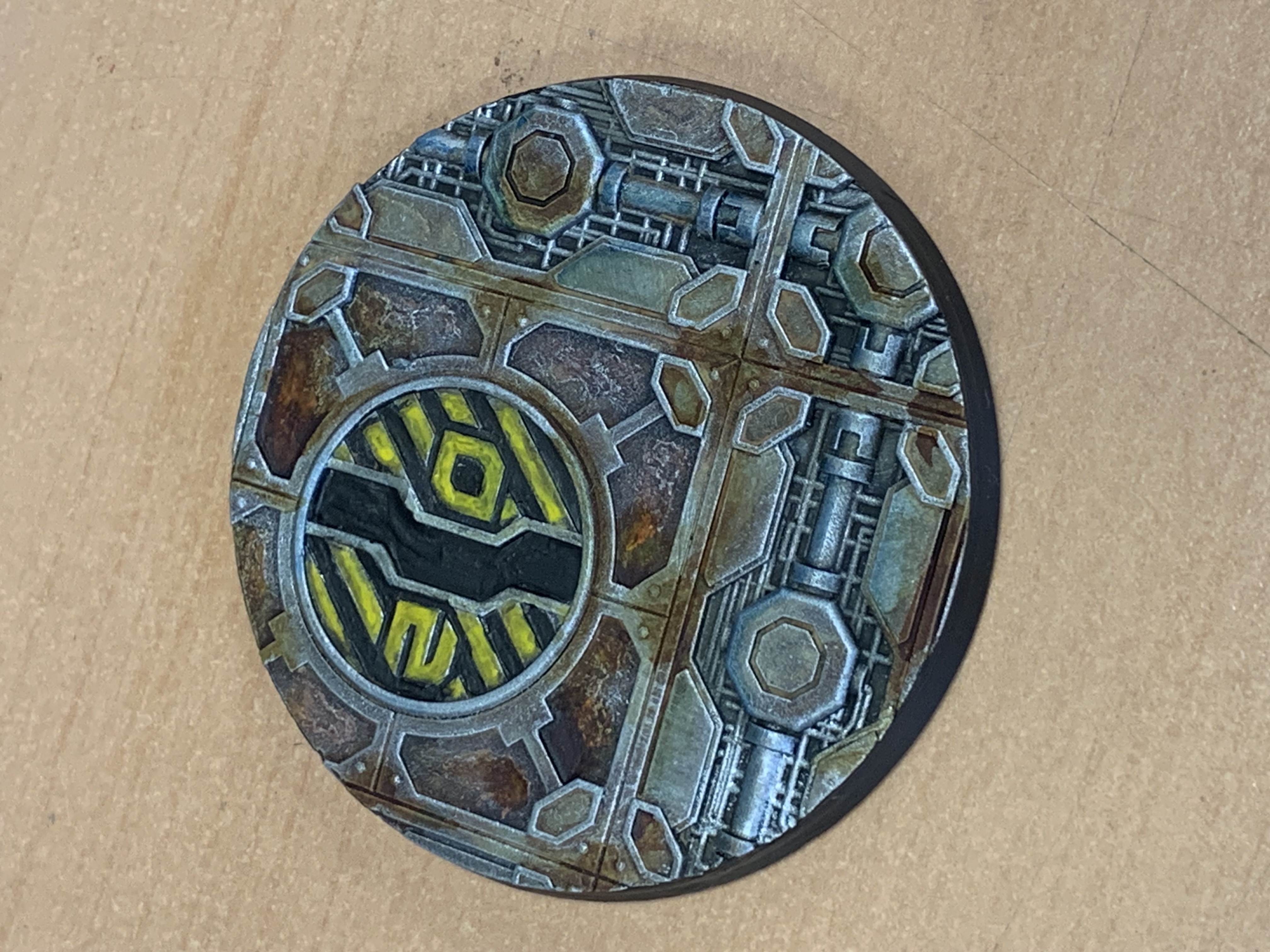 3D Printable LegendGames 80mm Command Deck Bases - Round magnetised Sci ...