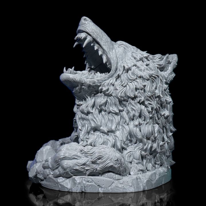 3D Printable Wolf Bite Dice Tower by Stlflix