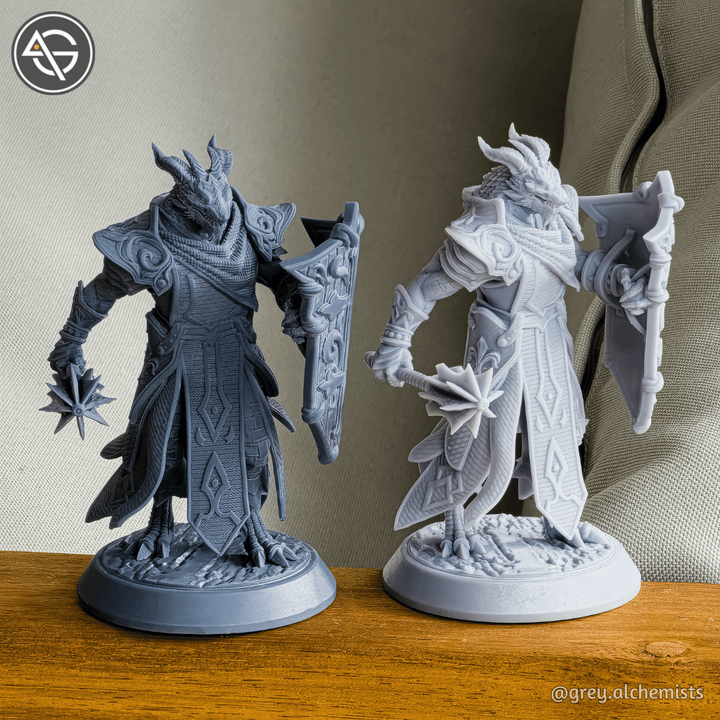 3D Printable Dralag the Dragonborn Paladin, DnD Miniatures - Fantasy ...