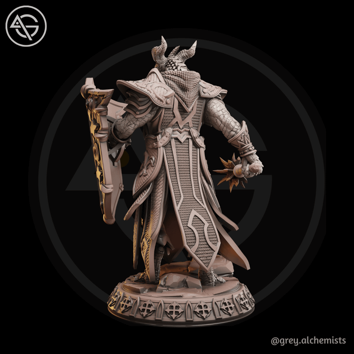 Descargar Dralag the Dragonborn Paladin, DnD Miniatures - Fantasy ...