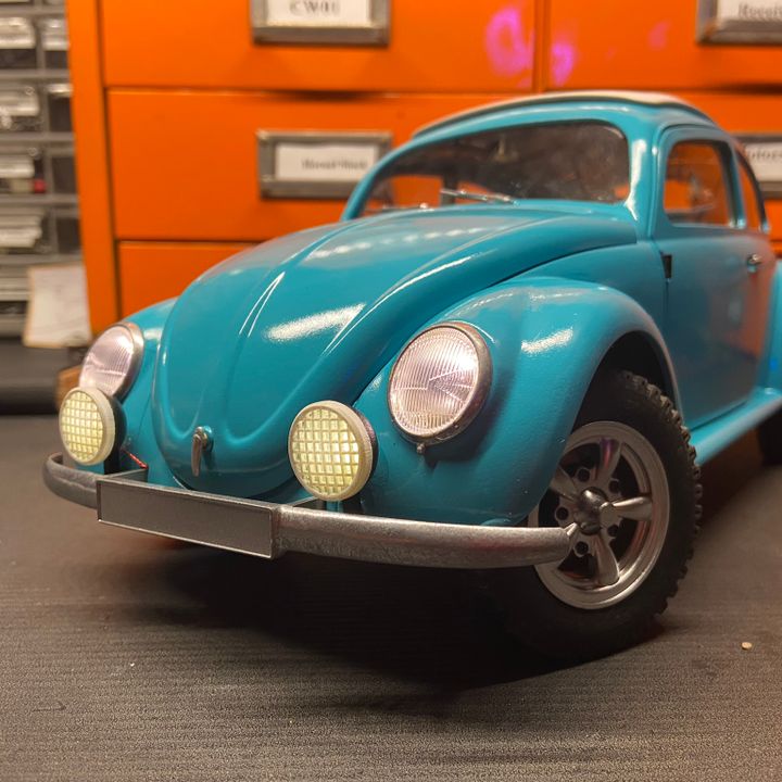 3D Printable FMS Kommandeurwagen VW Beetle Wheels by AMPro Engineering