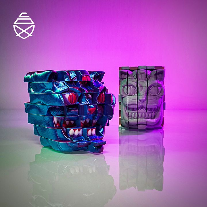 3D Printable PIXEL CAT by PipeCox