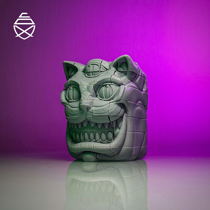 3D Printable PIXEL CAT by PipeCox