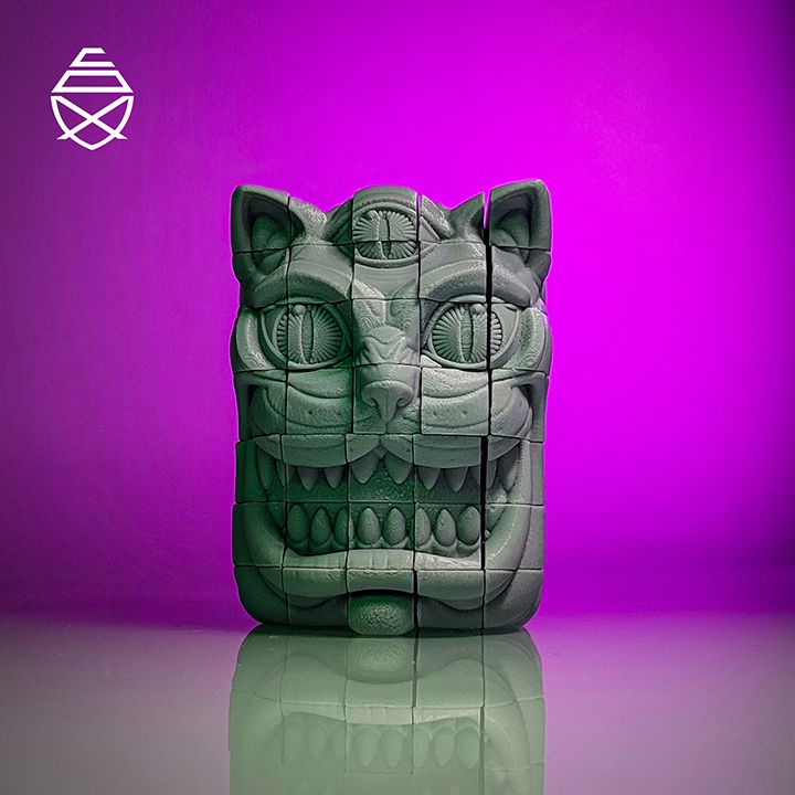 3D Printable PIXEL CAT by PipeCox