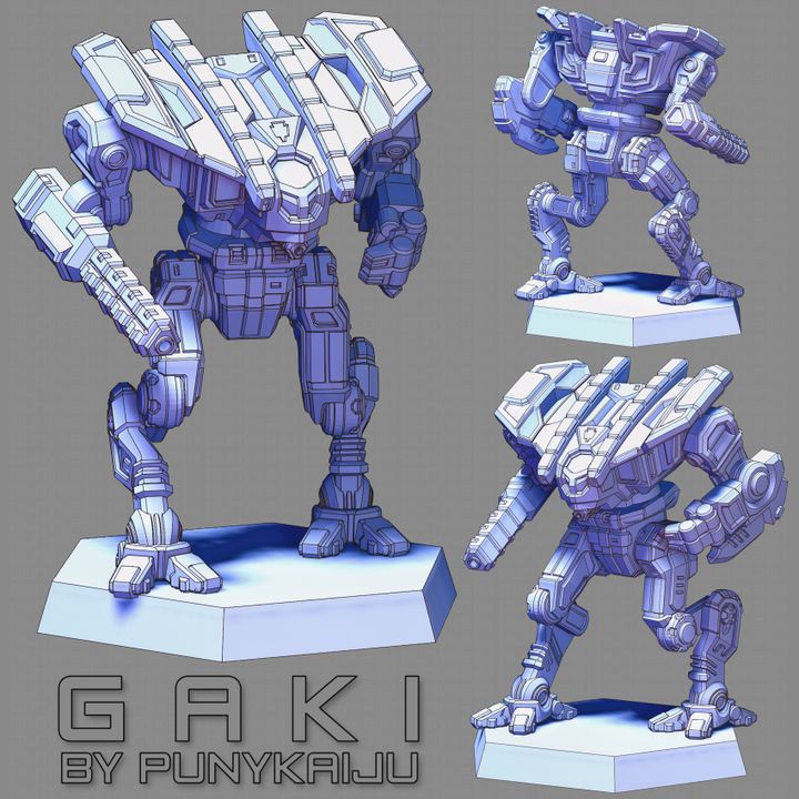 3D Printable Gaki (Pose1) - by PunyKaiju by Brice "PunyKaiju"