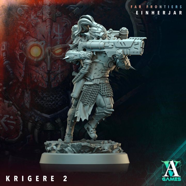 3D Printable Krigere by Archvillain Games