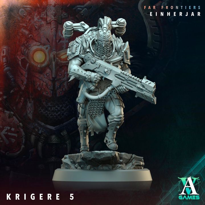 3D Printable Krigere by Archvillain Games