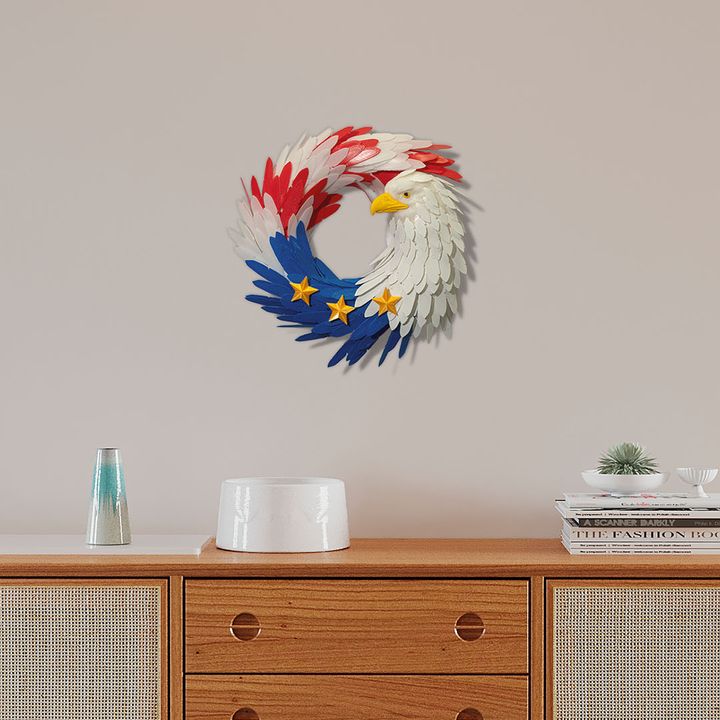 3D Printable Bald Eagle Garland by Stlflix