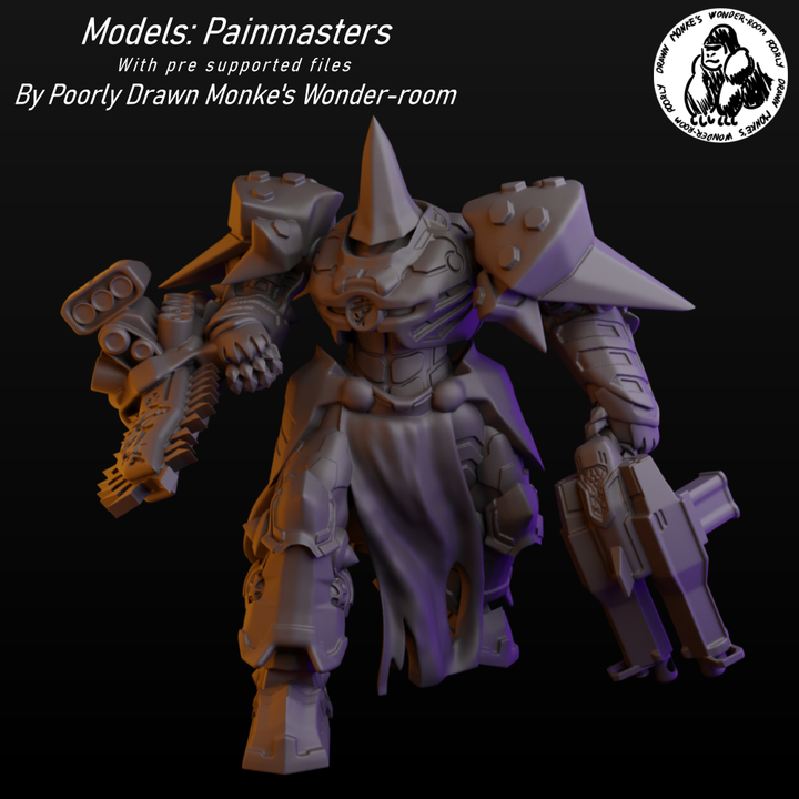3D Printable Painmasters by PoorlyDrawnMonkesWonderroom