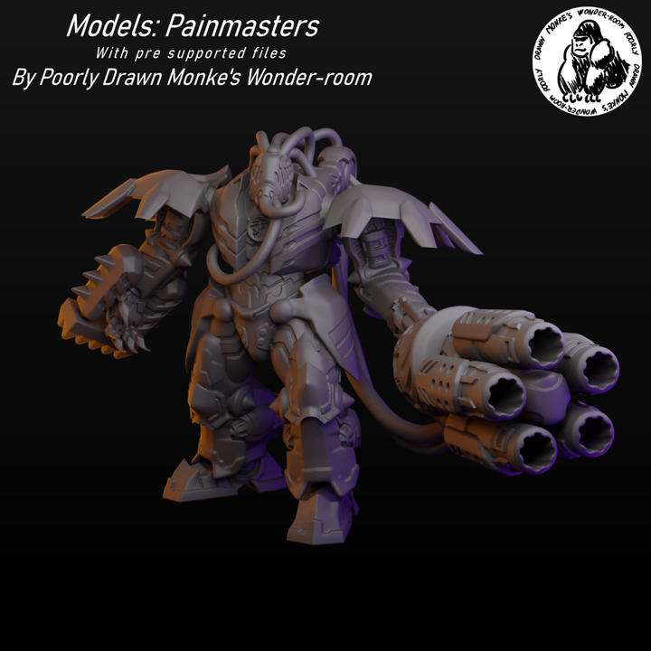 3D Printable Painmasters by PoorlyDrawnMonkesWonderroom