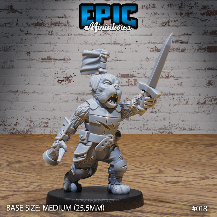 3D Printable NPC Fun Pack (65 Models) / Villager & Animal Folk Set ...