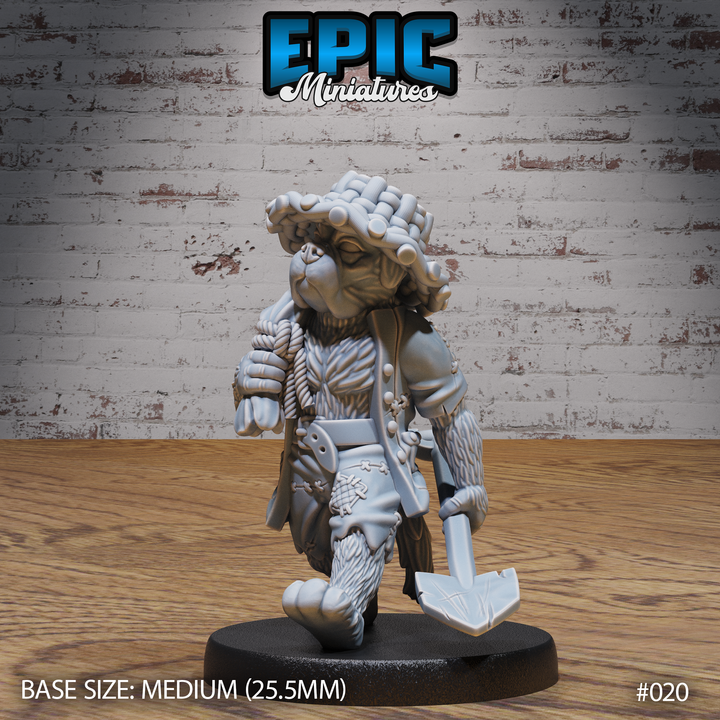 3D Printable NPC Fun Pack (65 Models) / Villager & Animal Folk Set ...