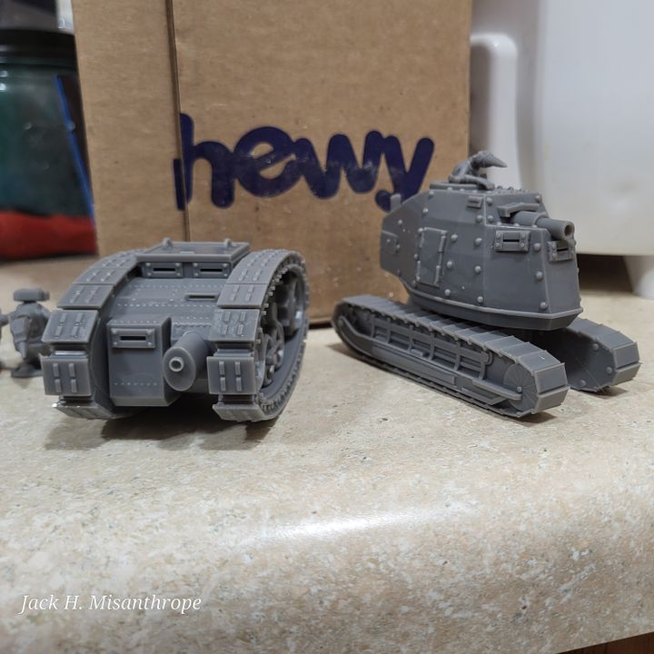 3D Print of Coftyran 28mm Chyweethl Tractor by jackmirrorless