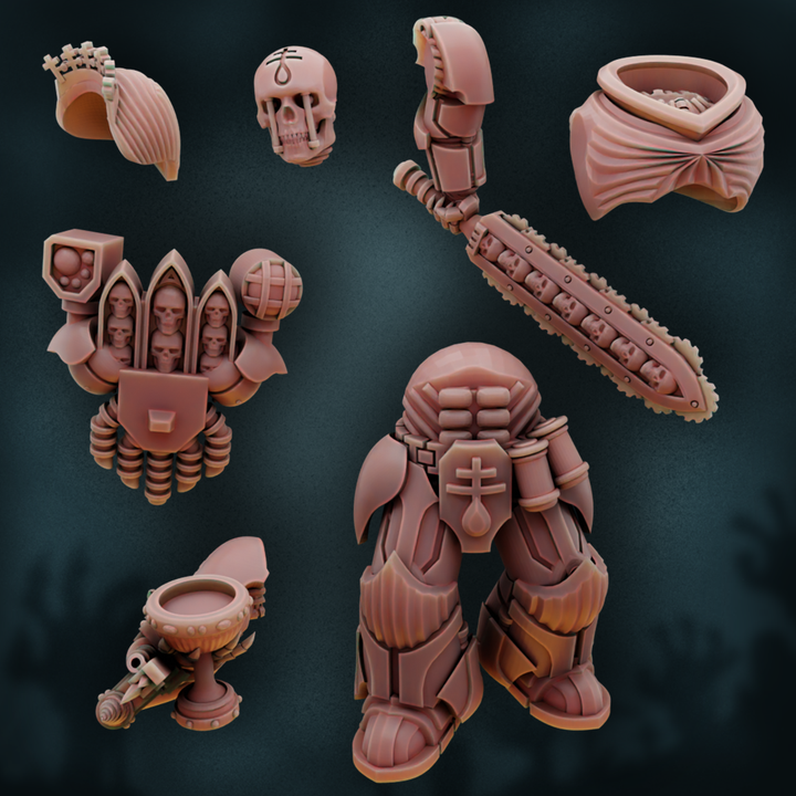 3D Printable Brimstone Pyrecasters by Traktor Miniatures