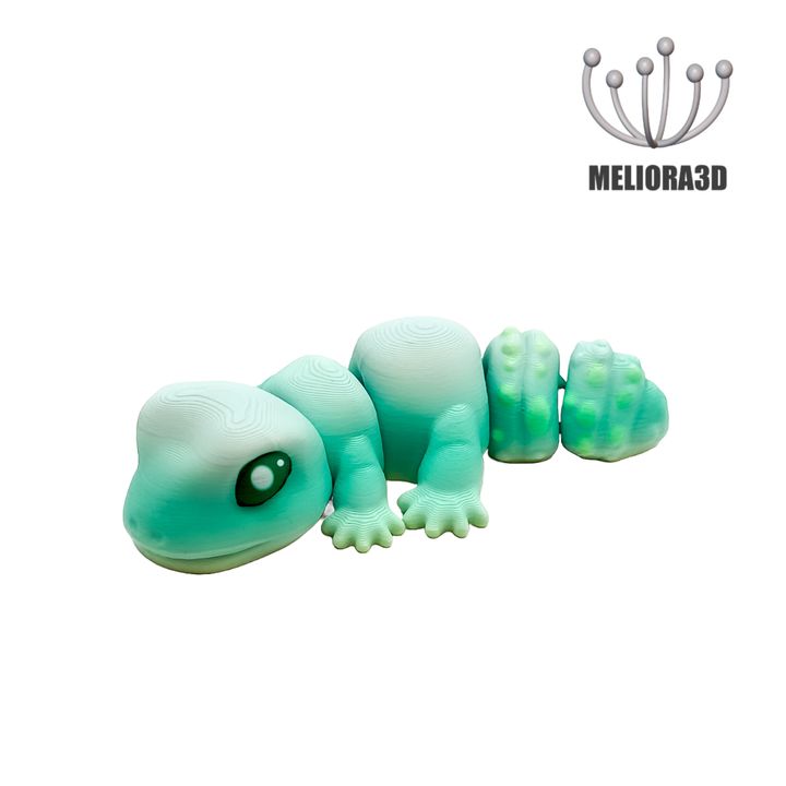 3D Printable Baby Fat Tailed Gecko by Meliora3D