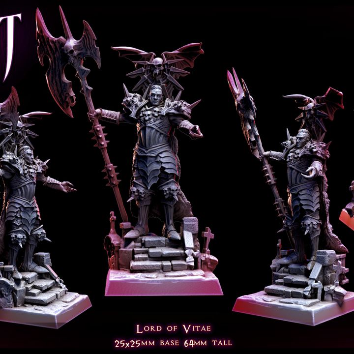 3D Printable Lord of Vitae (pose 1 of 2) by Mini Monster Mayhem