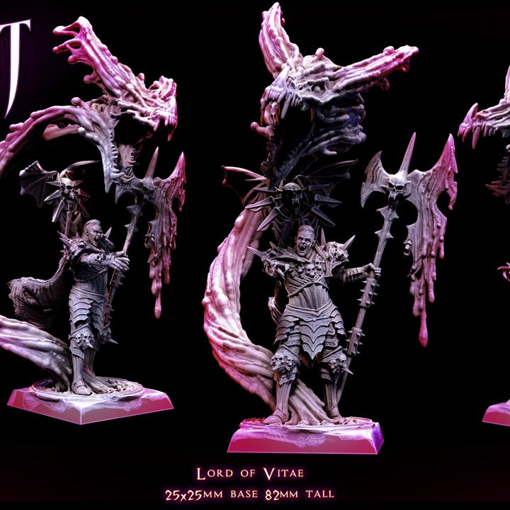 3D Printable Lord of Vitae (pose 2 of 2) by Mini Monster Mayhem