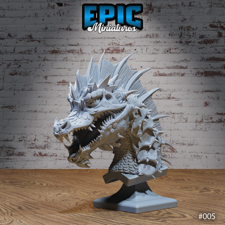 3D Printable Epic Collectibles Pack (20 Models) / Busts & Mugs Set / Dice Tower & Wall Trophy ...