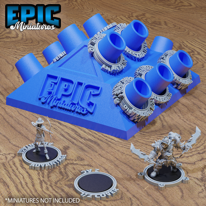 3D Printable Base-Rings Pack (269 Rings) & Ring Holder / Dungeon Master ...