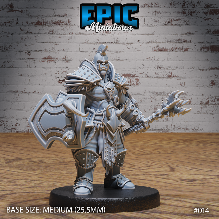 3D Printable Orc Army Pack (65 Models) / Goblin & Hobgoblin Set / Green ...
