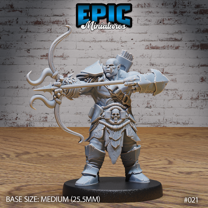 3D Printable Orc Army Pack (65 Models) / Goblin & Hobgoblin Set / Green ...