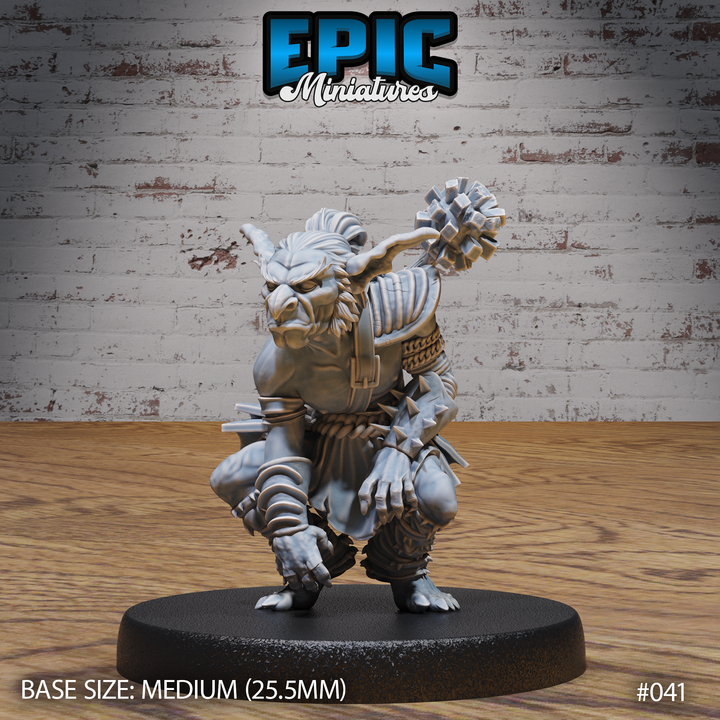 3D Printable Orc Army Pack (65 Models) / Goblin & Hobgoblin Set / Green ...