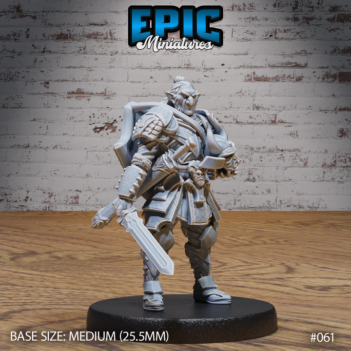 3D Printable Orc Army Pack (65 Models) / Goblin & Hobgoblin Set / Green ...