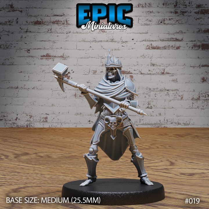 3D Printable Undead Army Pack (65 Models) / Skeleton & Lich Set ...