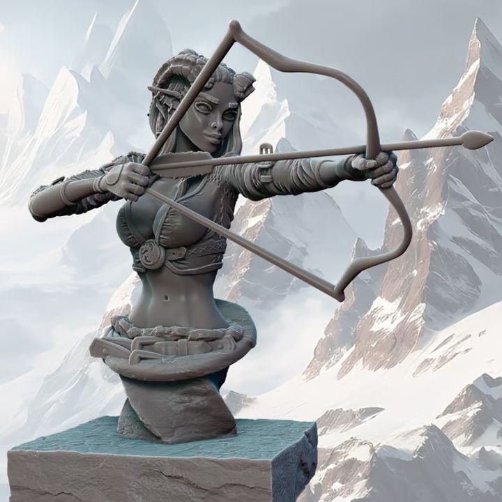 3D Printable Anahys Bust by AVD Studios