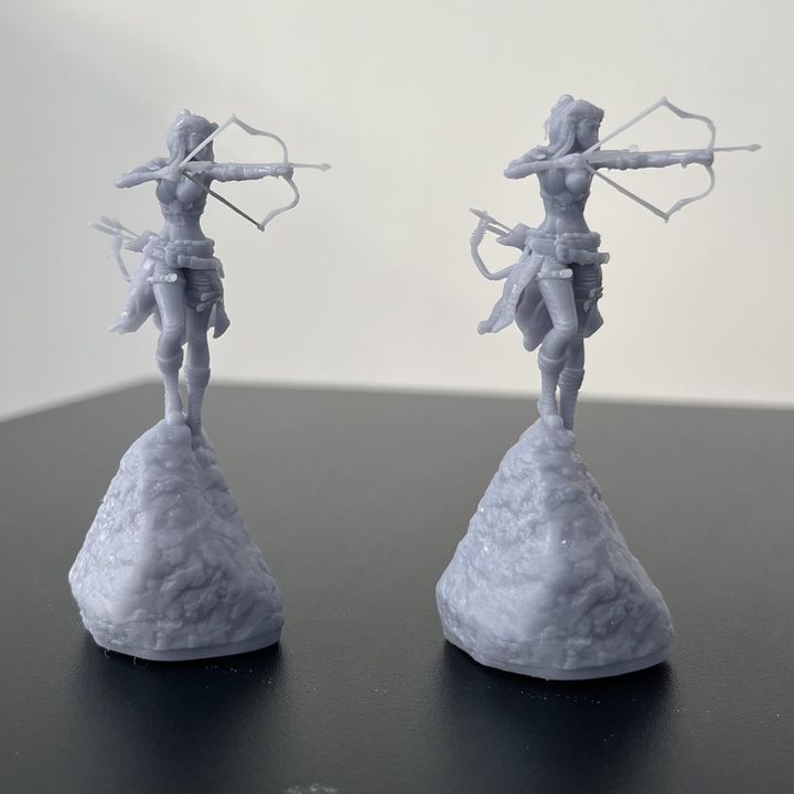 3D Printable Anahys Tiefling Solo Topless Pose by AVD Studios