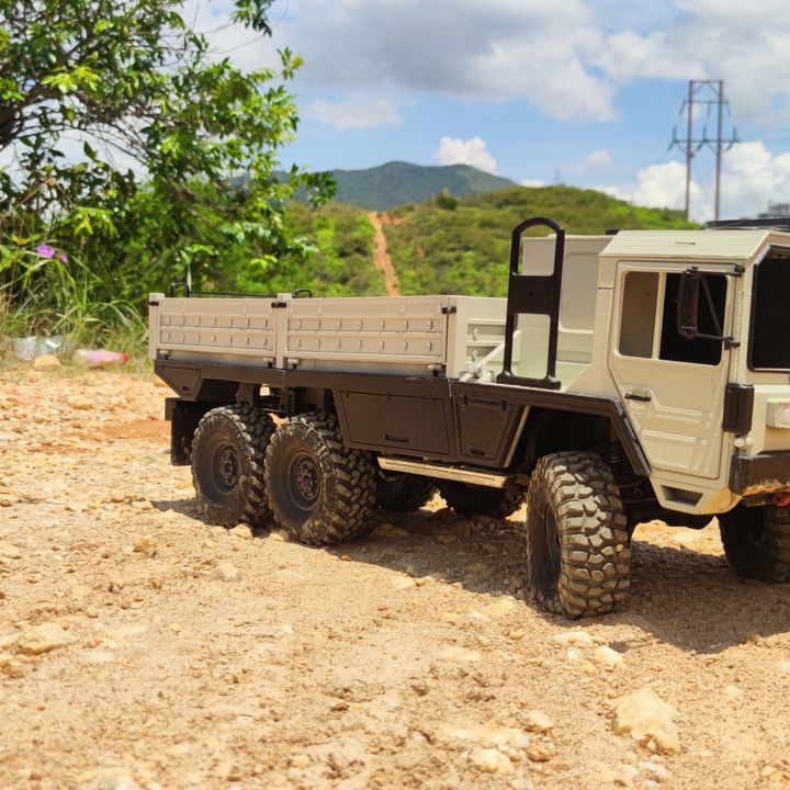 3D Printable Crawler Cat 1 6x6 Sideboard Flatbed - 1/10 RC body ...