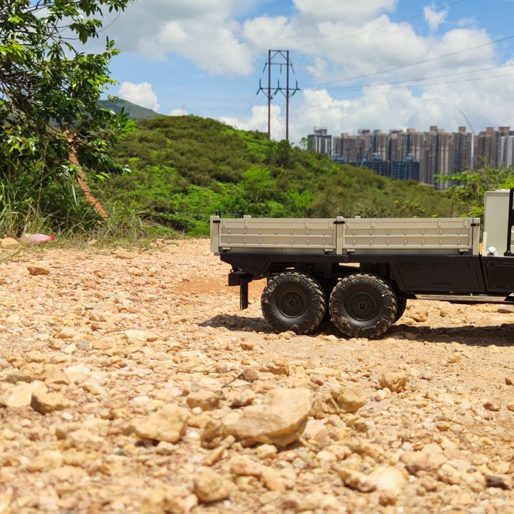 3D Printable Crawler Cat 1 6x6 Sideboard Flatbed - 1/10 RC body ...