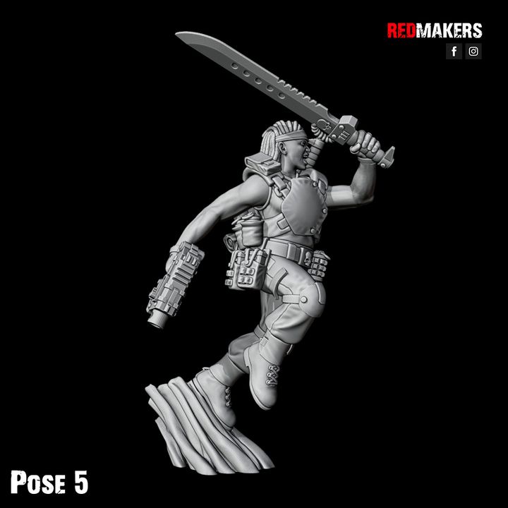3D Printable Female Jungle Fighters – Special Weapons - Imperial Force ...