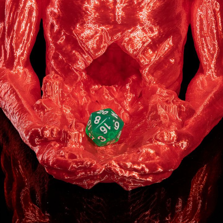 3D Printable Imp’s Hunger Dice Tower by Stlflix