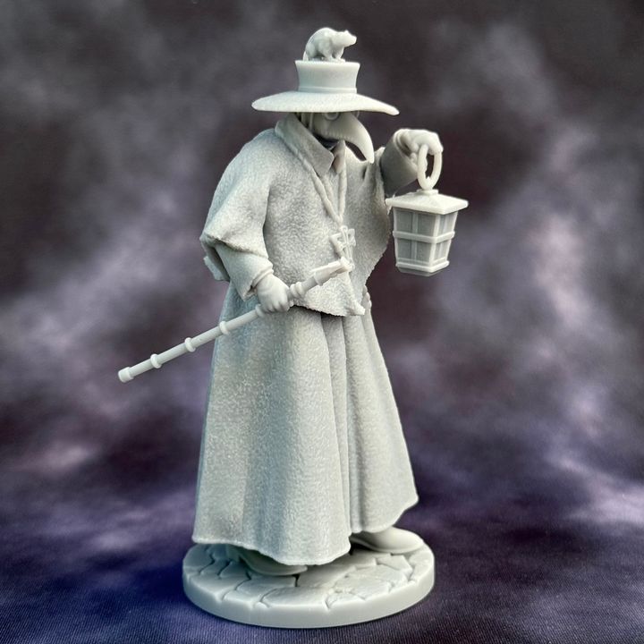 3D Printable PLAGUE DOCTOR | PHYSICIAN by ABC3D Models
