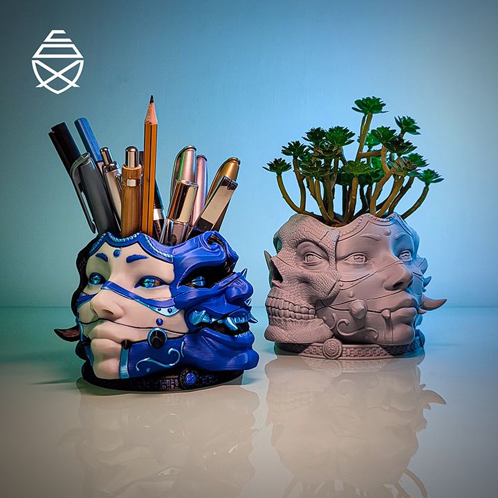 3D Printable YOKAI BLEND VASE by PipeCox