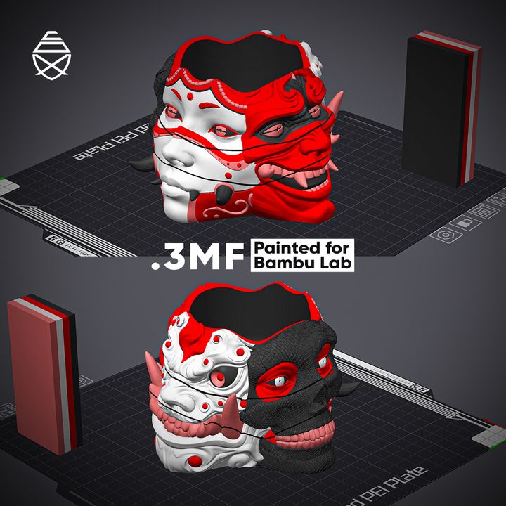 3D Printable YOKAI BLEND VASE by PipeCox