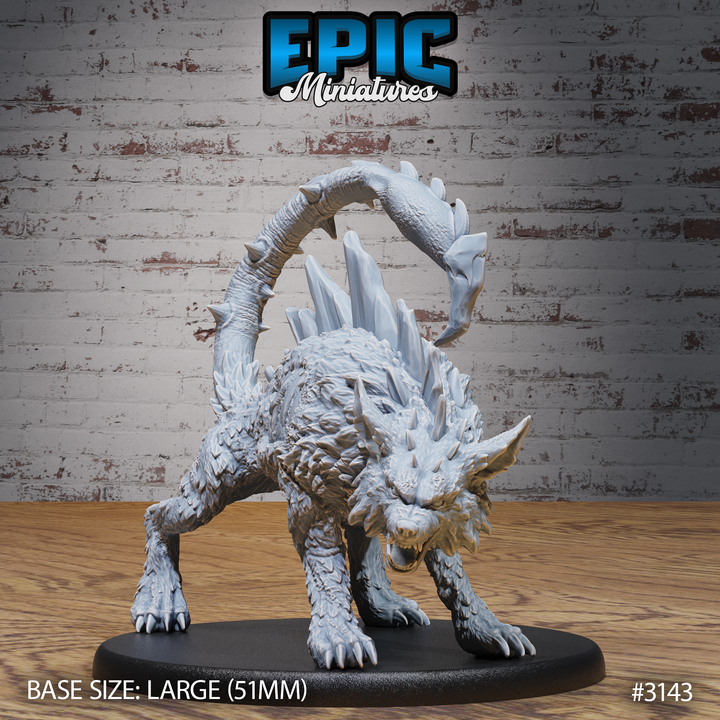 3D Printable Lupion Wolf Scorpion Chimera Set / Evil Poison Hybrid ...