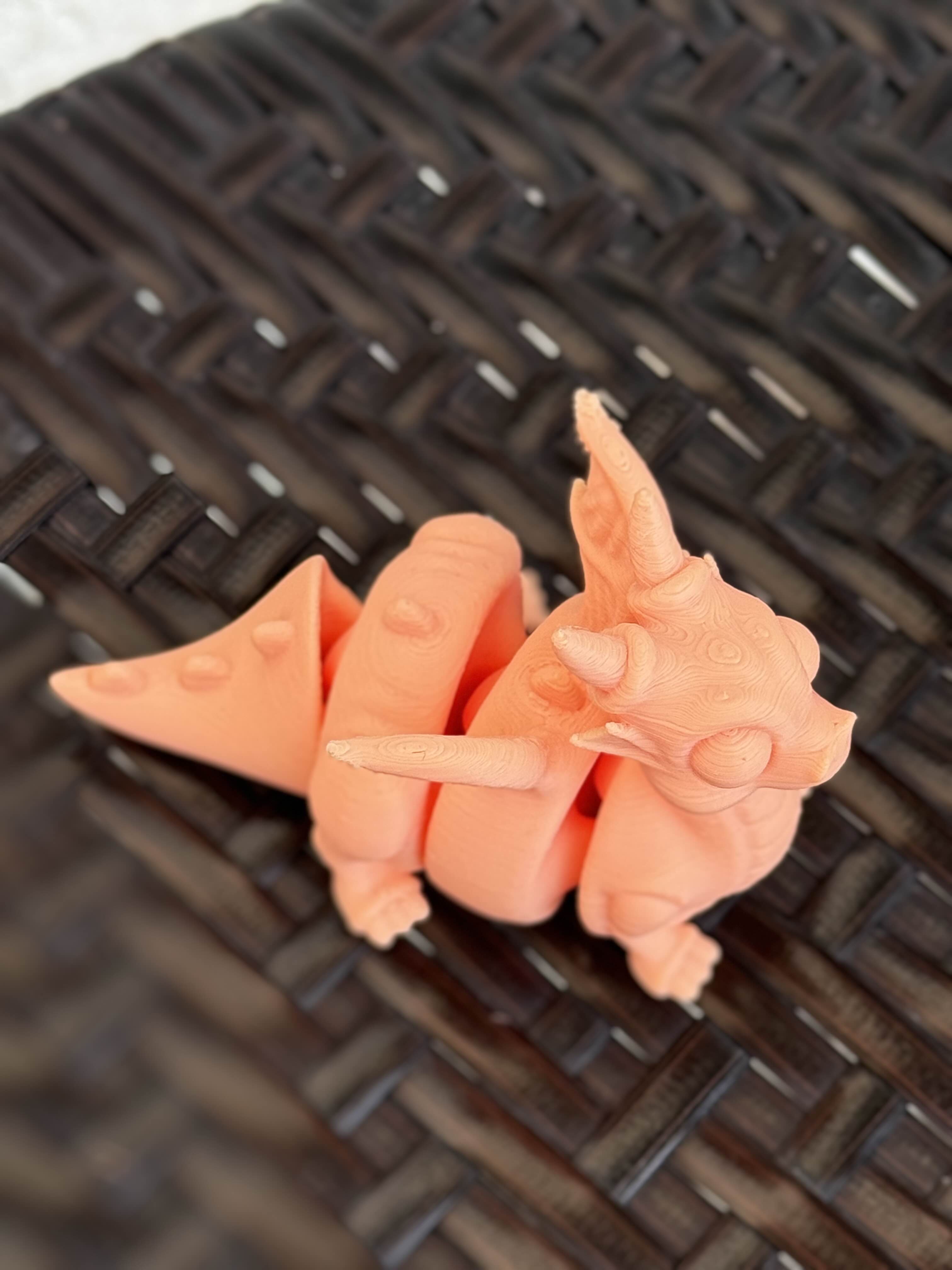 3D Printable Dragonty / Cute Dragon Articulated / Print-in-Place Drake ...