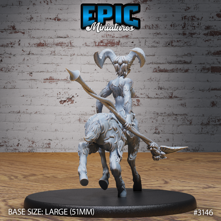 3D Printable Faun Warlock / Centaurides Fey Hybrid / Forest Guardian ...