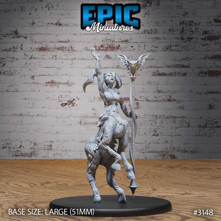 3D Printable Faun Warlock Set / Centaurides Fey Hybrid / Forest ...