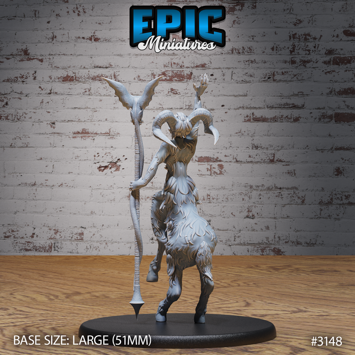 3D Printable Faun Warlock Set / Centaurides Fey Hybrid / Forest ...