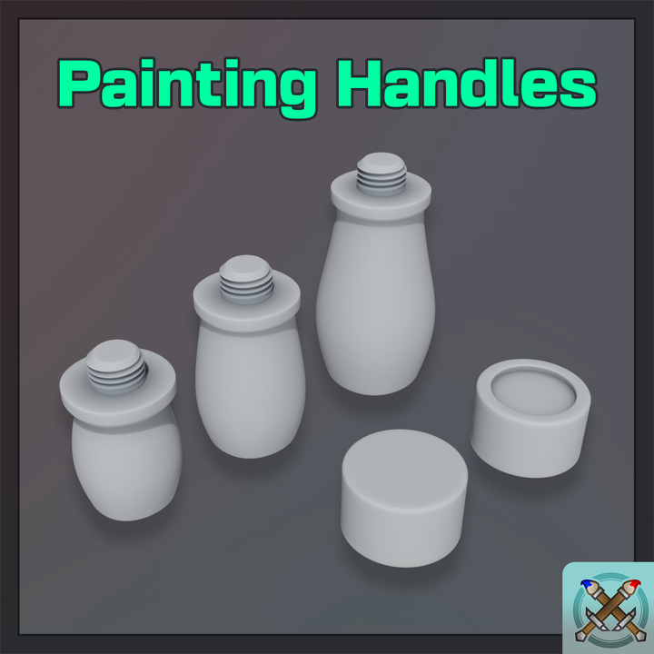 3D Printable Painting Handles by Painted4Combat