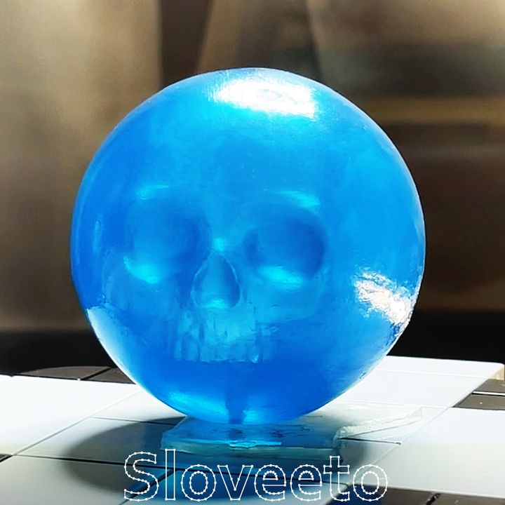 3D Printable Transparent Skull Ball with Intricate Detailing - Perfect ...