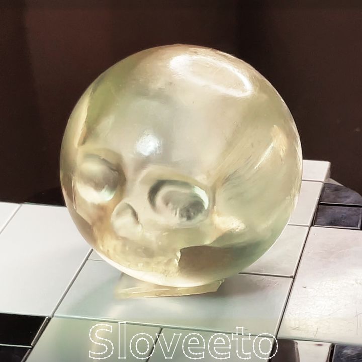 3D Printable Transparent Skull Ball with Intricate Detailing - Perfect ...